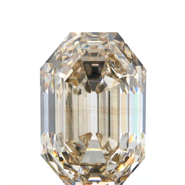 Champagne Step Cut Diamonds - Modern Rustic Diamond